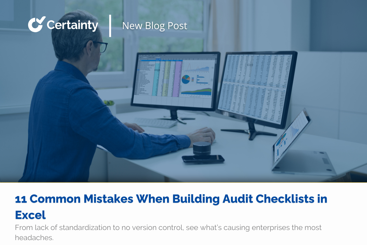 11 Common Mistakes When Building Audit Checklists in Excel - certaintysoftware.com